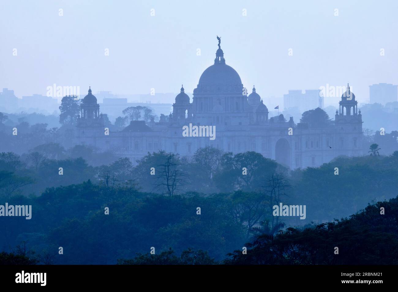 India, West Bengal, Kolkata, Calcutta, Chowringhee, Victoria Memorial ...