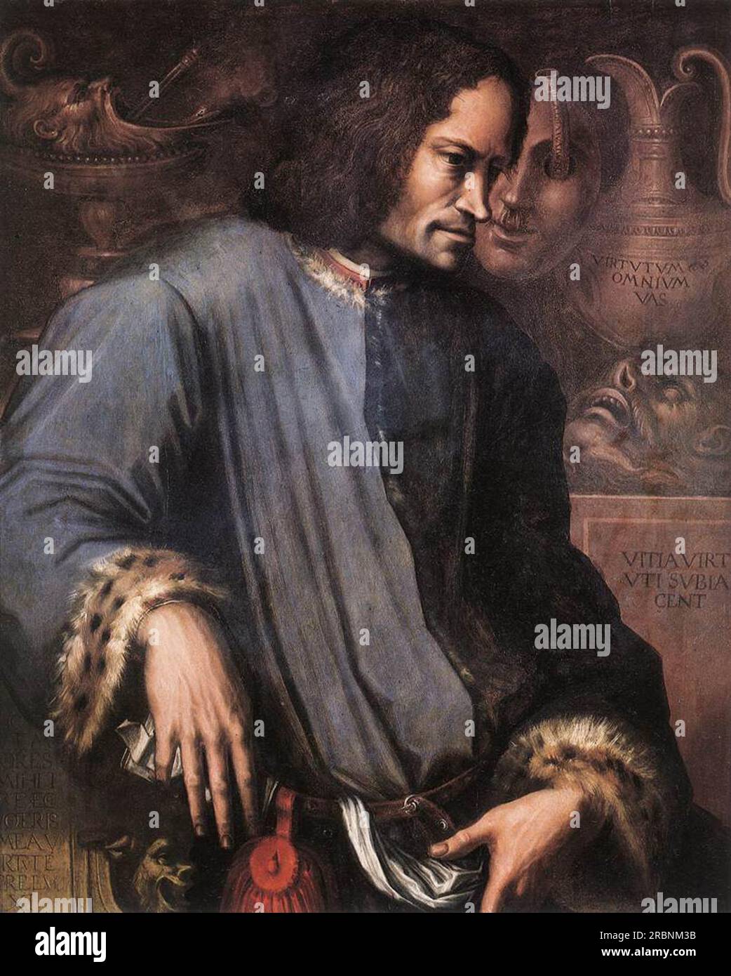 Lorenzo de Medici 'The Magnificent' 1534 by Giorgio Vasari Stock Photo ...