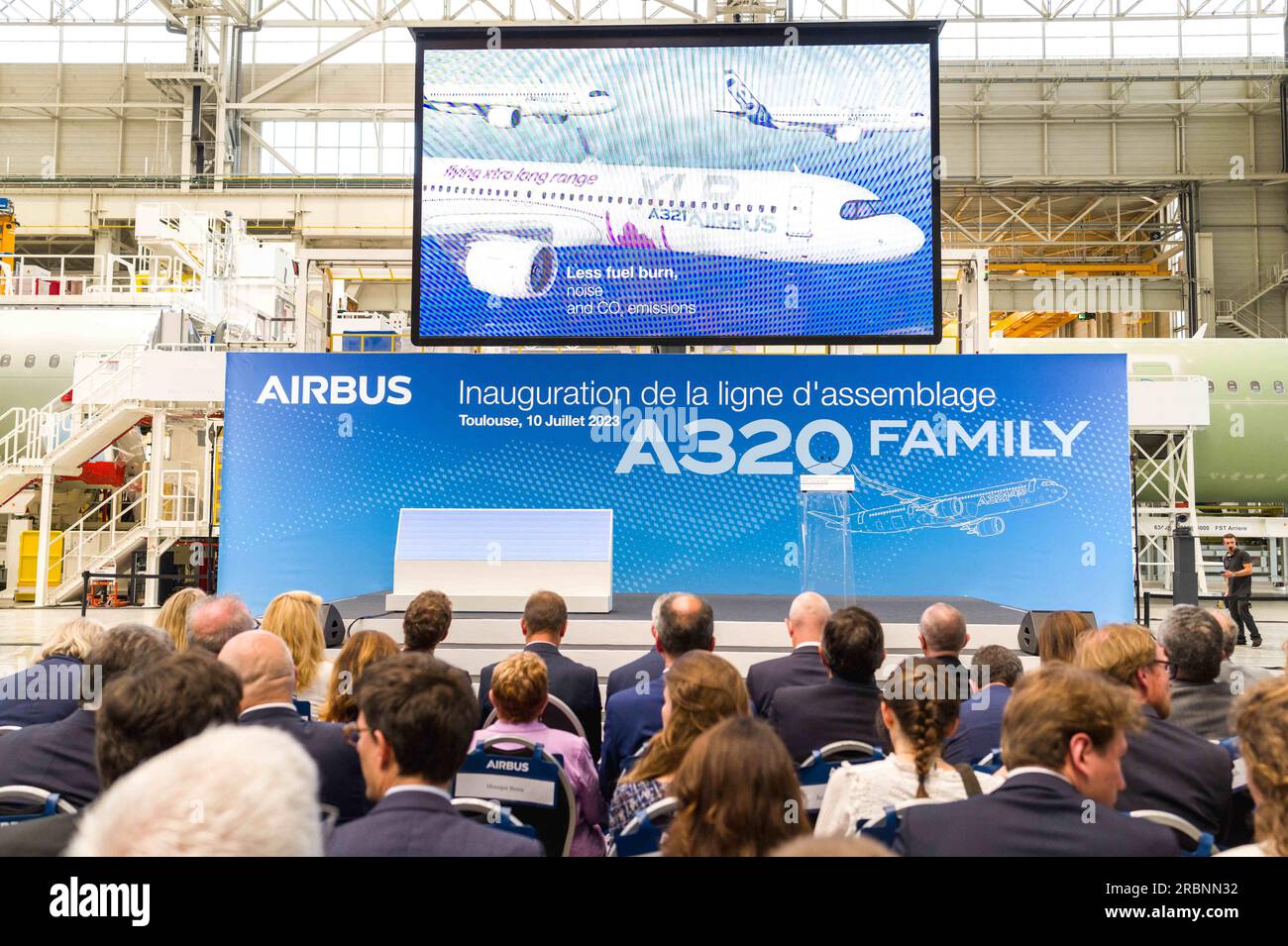 Inauguration of the new Airbus A320-A321 Family final assembly line ...