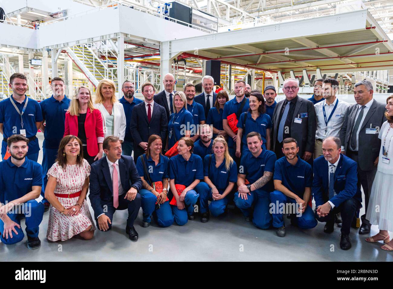 Inauguration of the new Airbus A320-A321 Family final assembly line ...