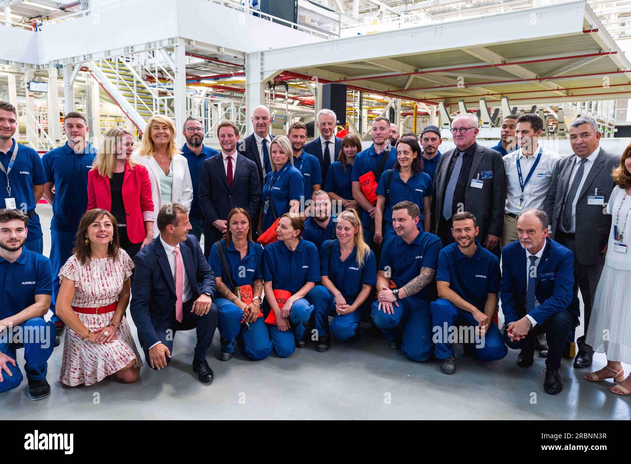 Inauguration of the new Airbus A320-A321 Family final assembly line ...