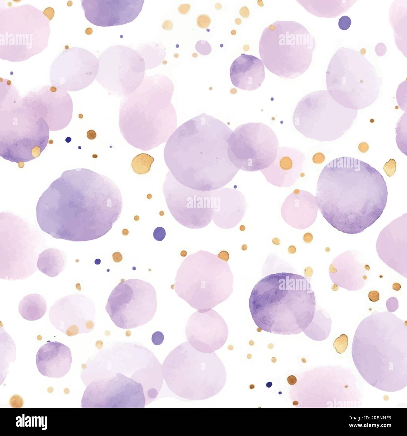 Purple dots pattern watercolor in watercolor style on black background ...
