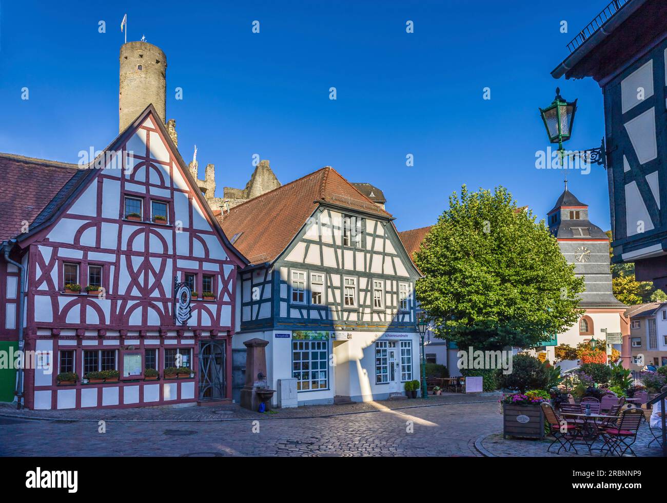 Old town and Eppstein Castle, Taunus, Hesse, Germany Stock Photo - Alamy