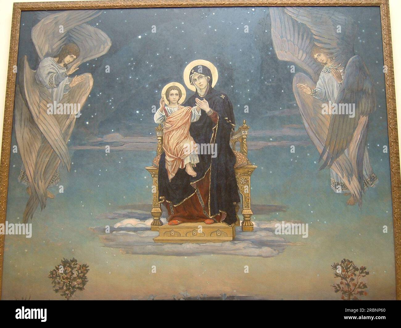 Mother of God by Viktor Vasnetsov Stock Photo - Alamy