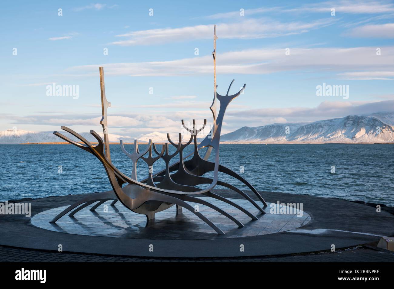 “Sólfar” (Sun Voyager) Viking ship sculpture by Jón Gunnar Árnason (Jon ...