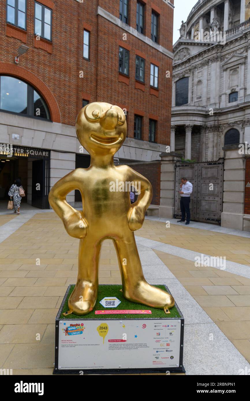 London, UK, 9th July 2023, Morph's adventures around London, there are ...