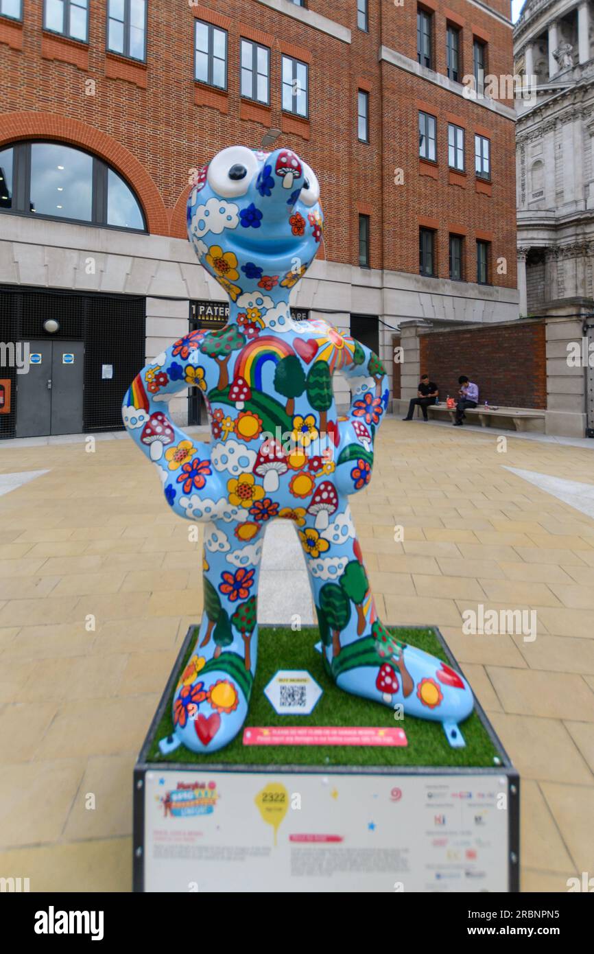 London, UK, 9th July 2023, Morph's adventures around London, there are ...