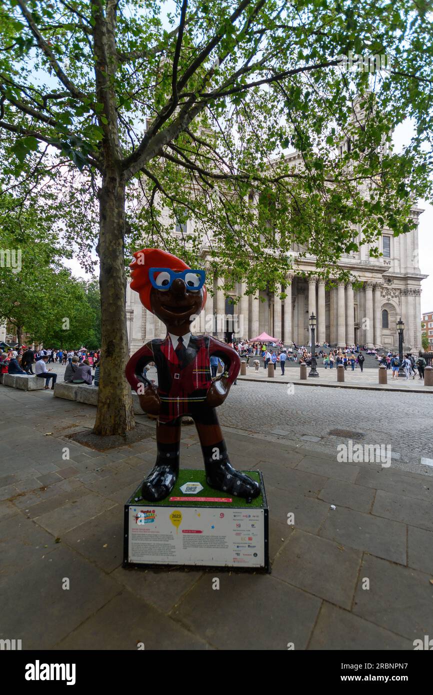 London, UK, 9th July 2023, Morph's adventures around London, there are ...