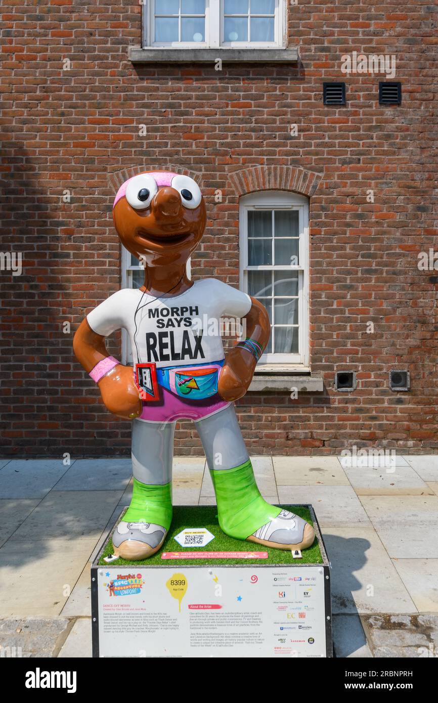 London, UK, 9th July 2023, Morph's adventures around London, there are ...