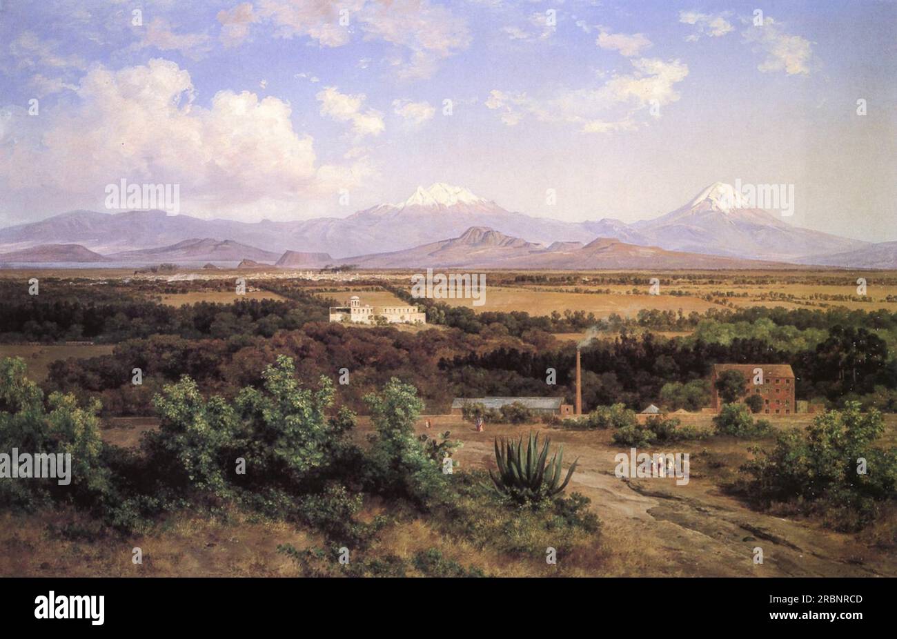 Valle de México desde el Molino del Rey 1898 by Jose Maria Velasco ...