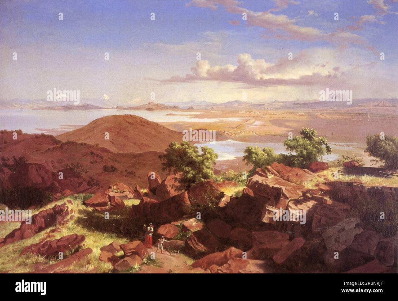 Valle de México desde el cerro de Santa Isabel 1883 by Jose Maria ...