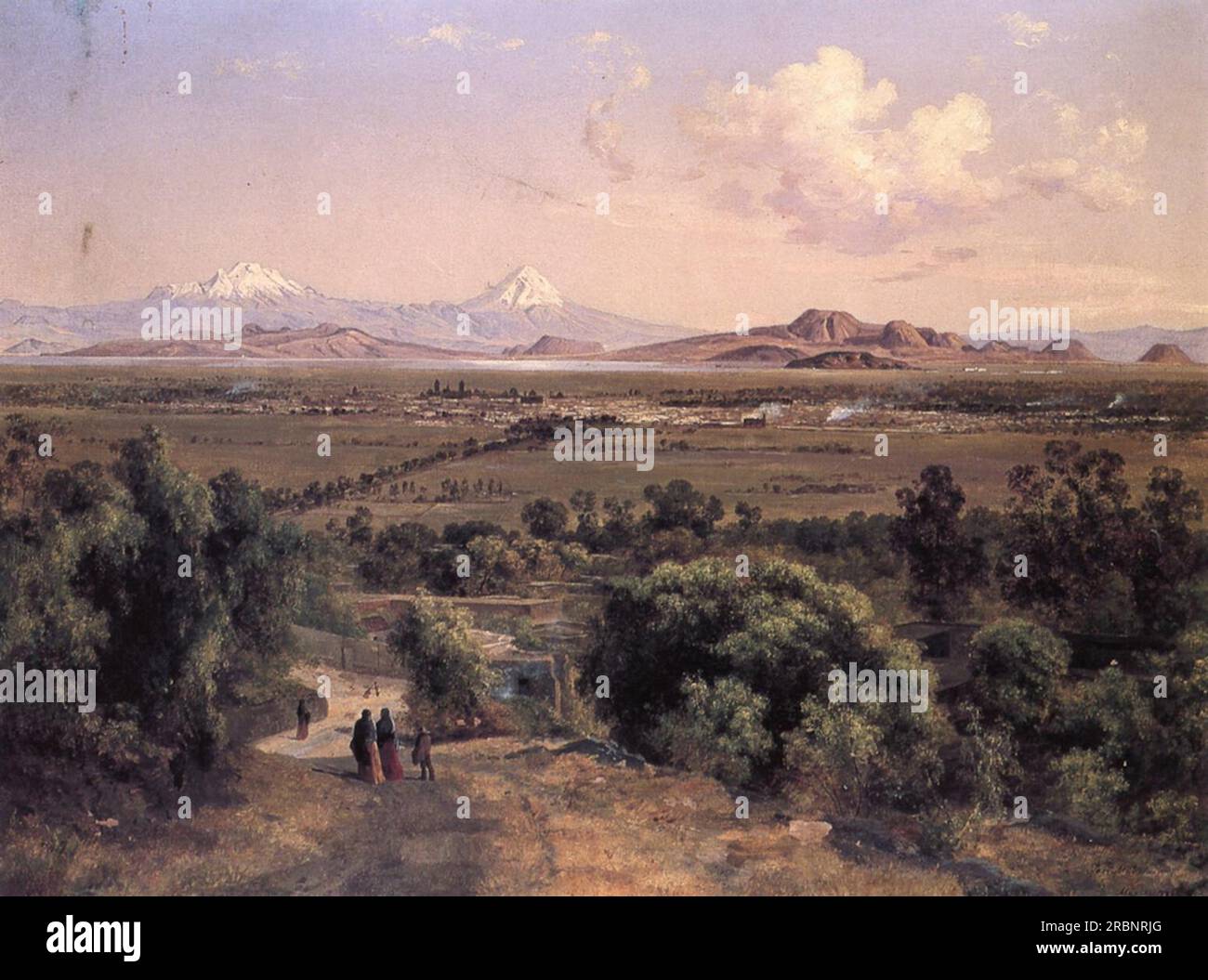 Valle de México desde el cerro de Tepeyac 1878 by Jose Maria Velasco ...