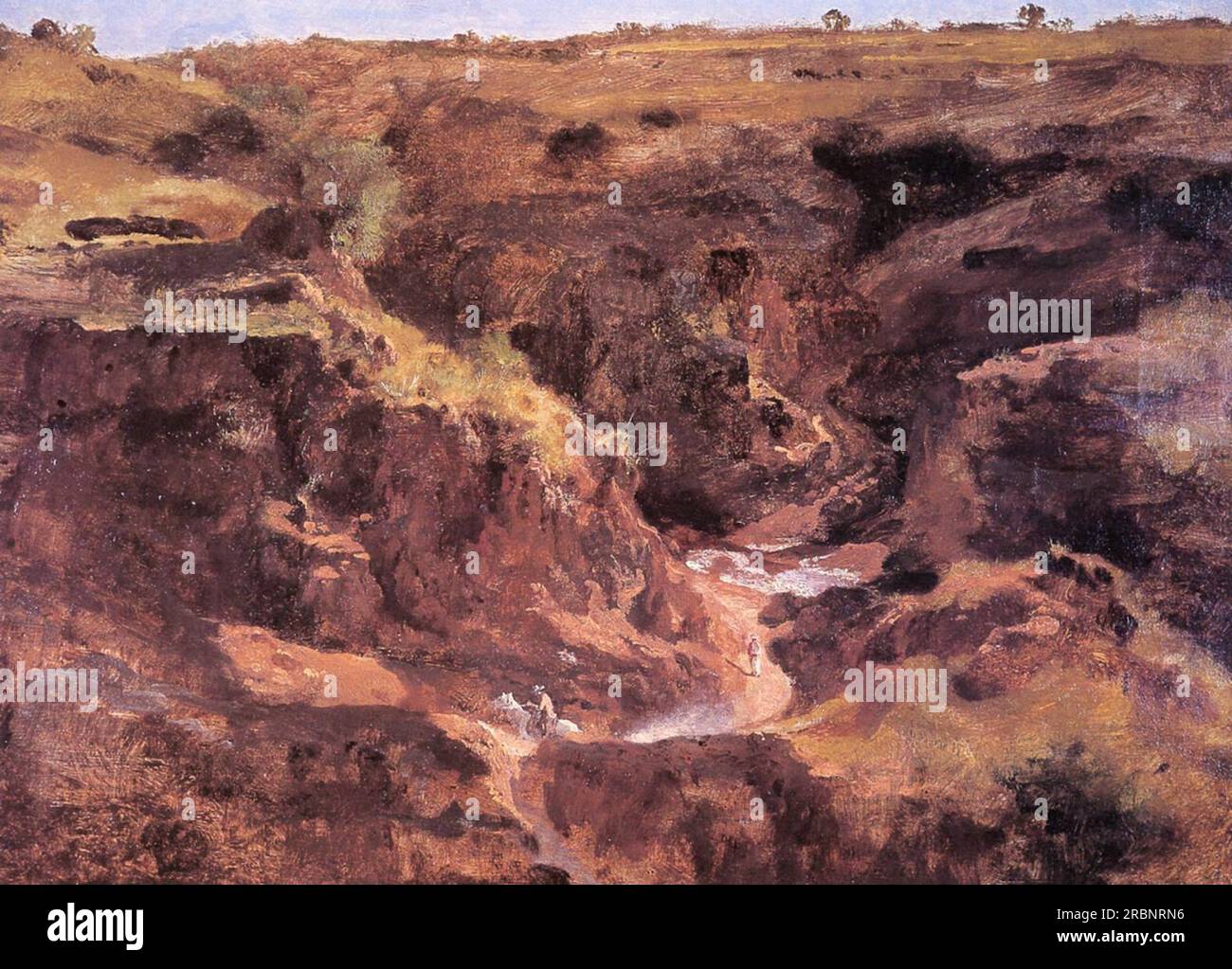 Barranca del Agua Santa 1874 by Jose Maria Velasco Stock Photo - Alamy