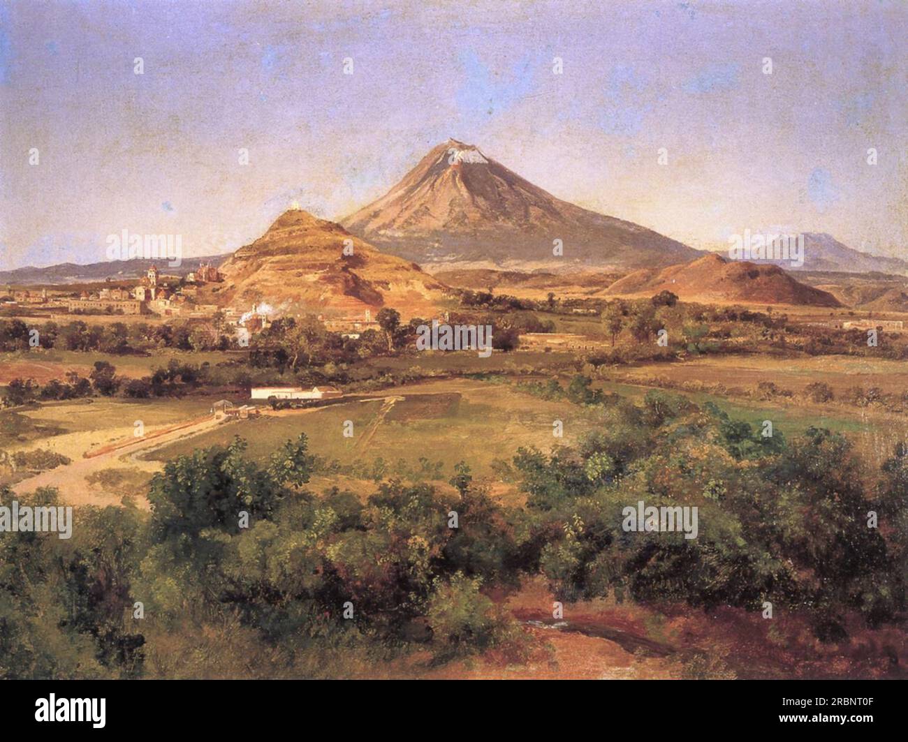 Popocatépetl e Iztaccihuatl by Jose Maria Velasco Stock Photo - Alamy