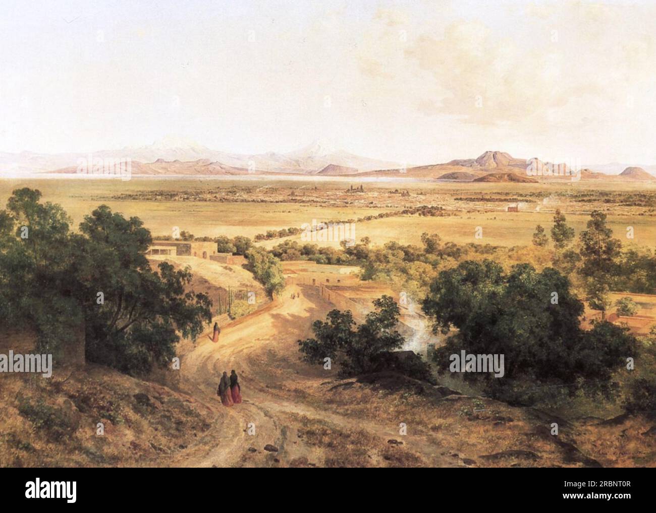 Valle de México desde el cerro de Tepeyac 1900 by Jose Maria Velasco ...