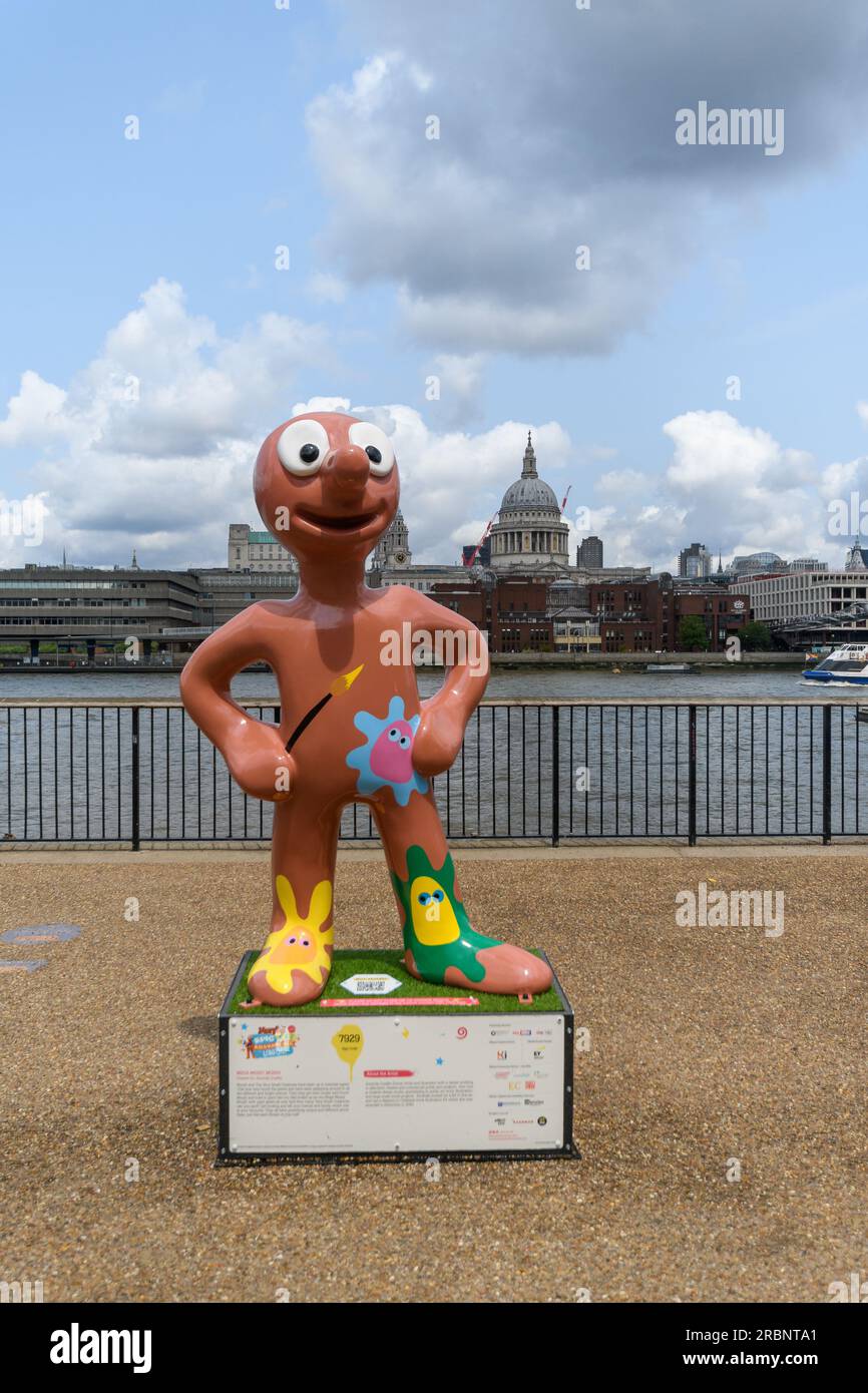 London, UK, 9th July 2023, Morph's adventures around London, there are ...
