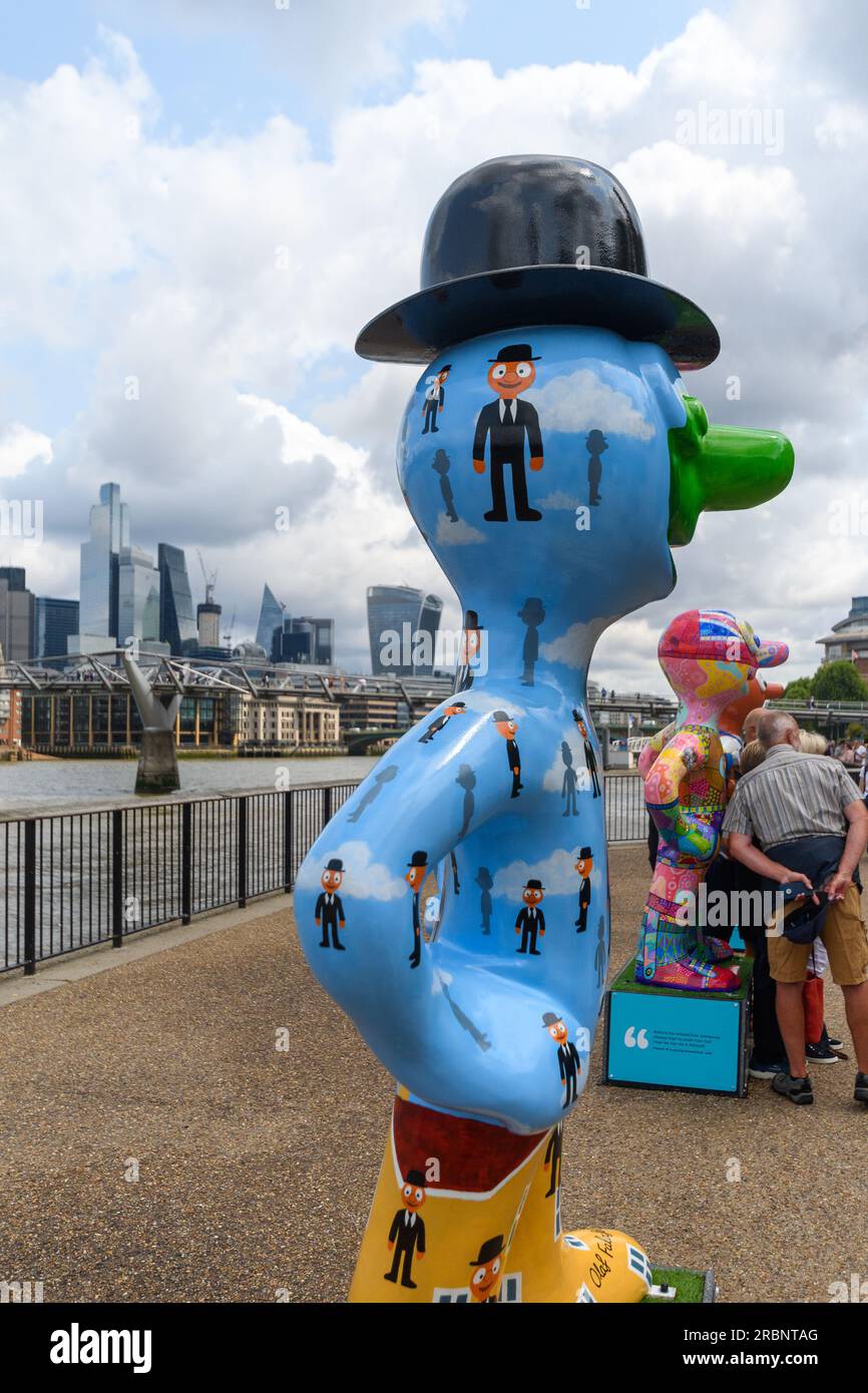 London, UK, 9th July 2023, Morph's adventures around London, there are ...