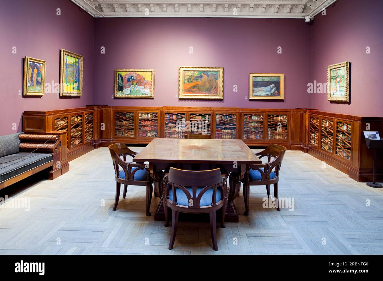 Paul Gauguin's room, ordrupgaard museum, Copenhagen, Denmark Stock ...