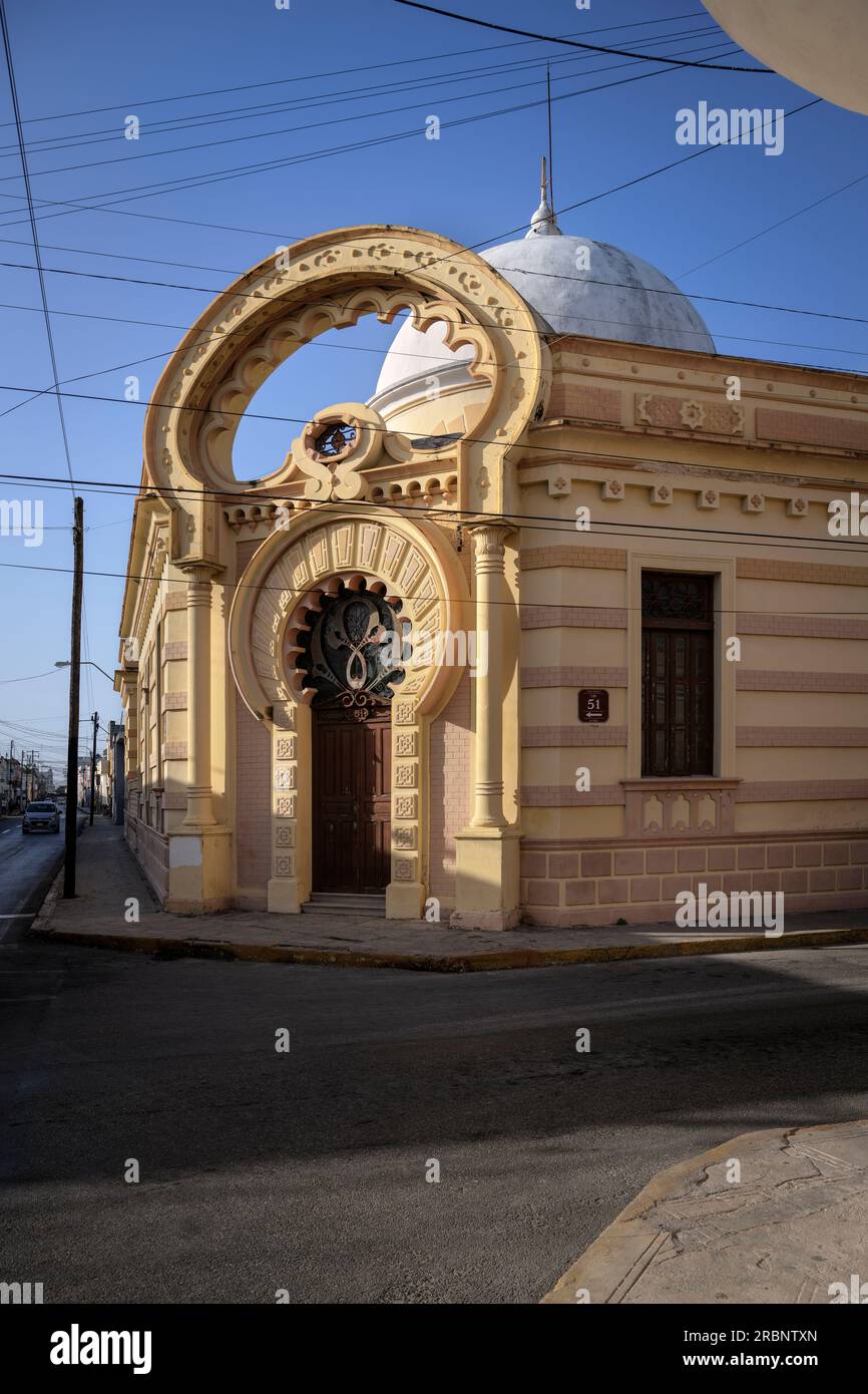 oriental building, Mérida, capital of Yucatán, Mexico, North America ...