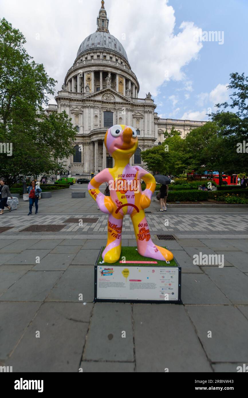 London, UK, 9th July 2023, Morph's adventures around London, there are ...