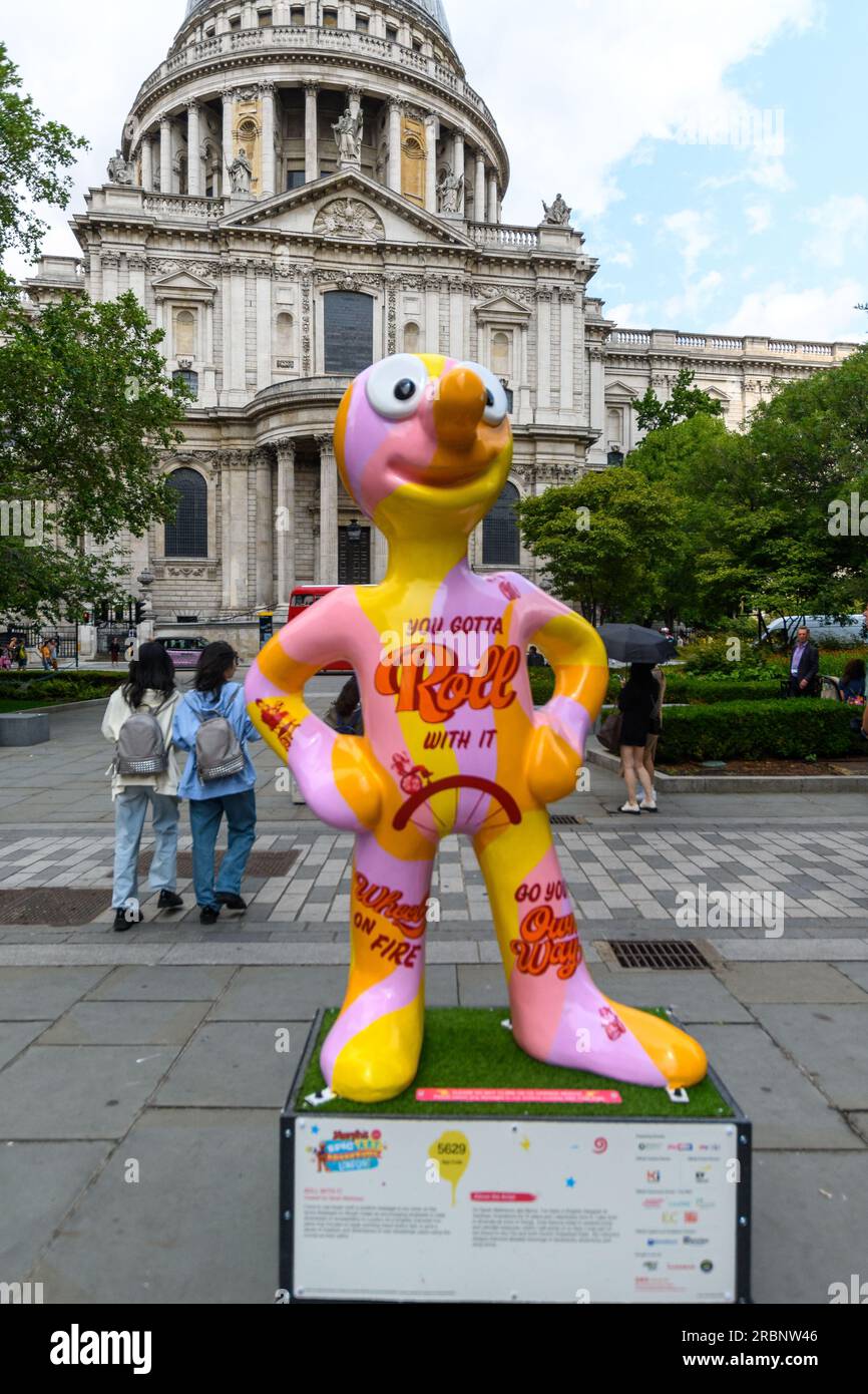 London, UK, 9th July 2023, Morph's adventures around London, there are ...