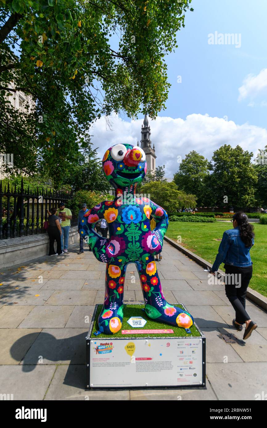 London, UK, 9th July 2023, Morph's adventures around London, there are ...