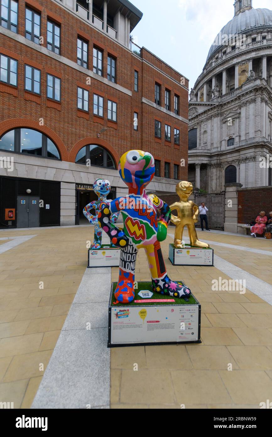 London, UK, 9th July 2023, Morph's adventures around London, there are ...