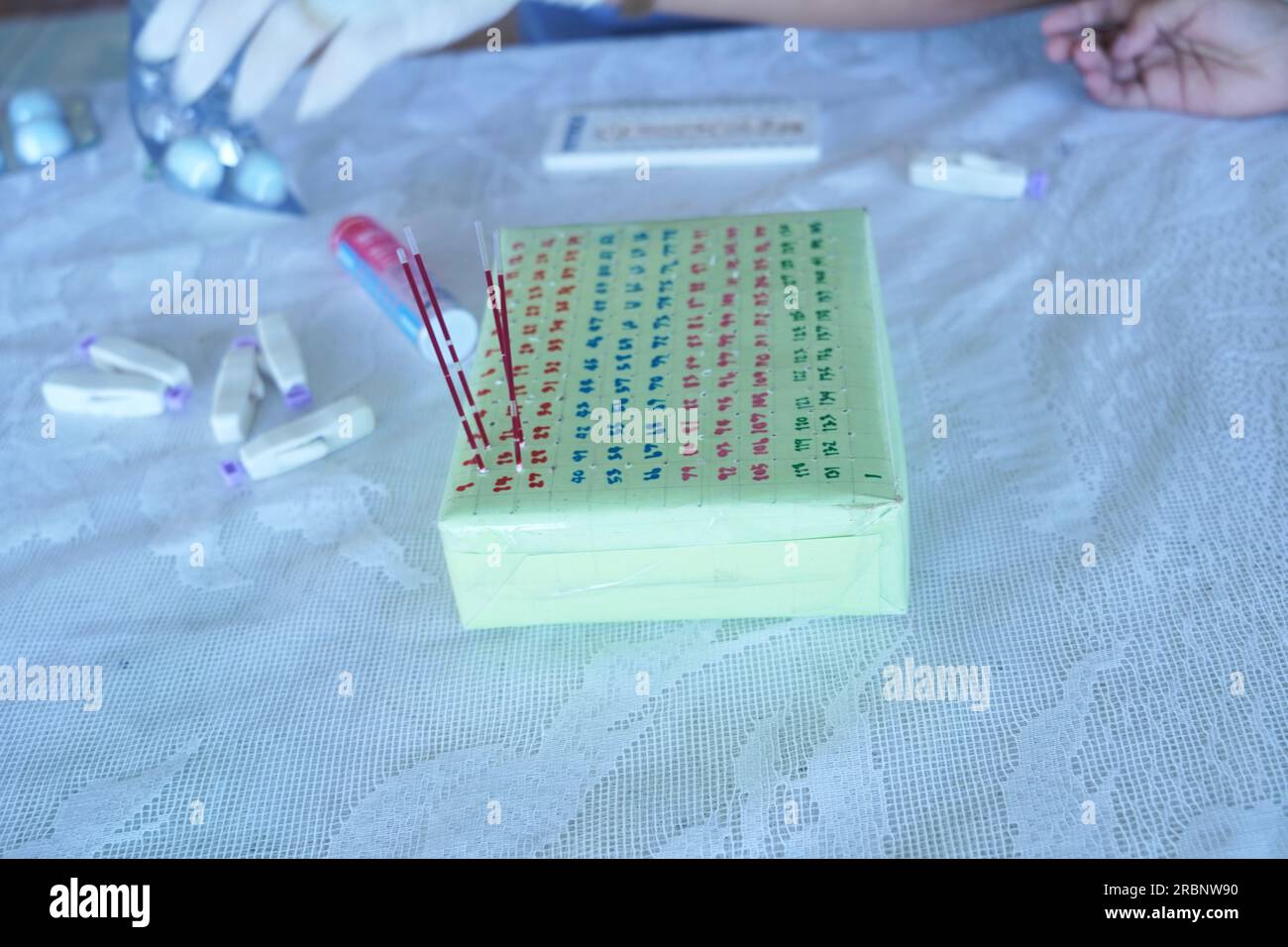 HCT , Hematocrit centrifuge plate with capillary tube , Hematocrit ...