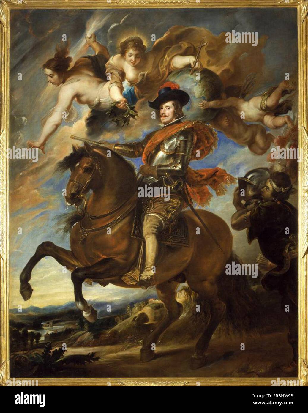 Allegorical Portrait of Philip IV 1645 by Diego Velazquez Stock Photo ...