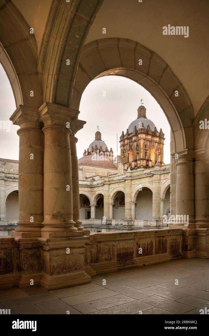 Courtyard with semicircular arches of the former Convent of Santo ...