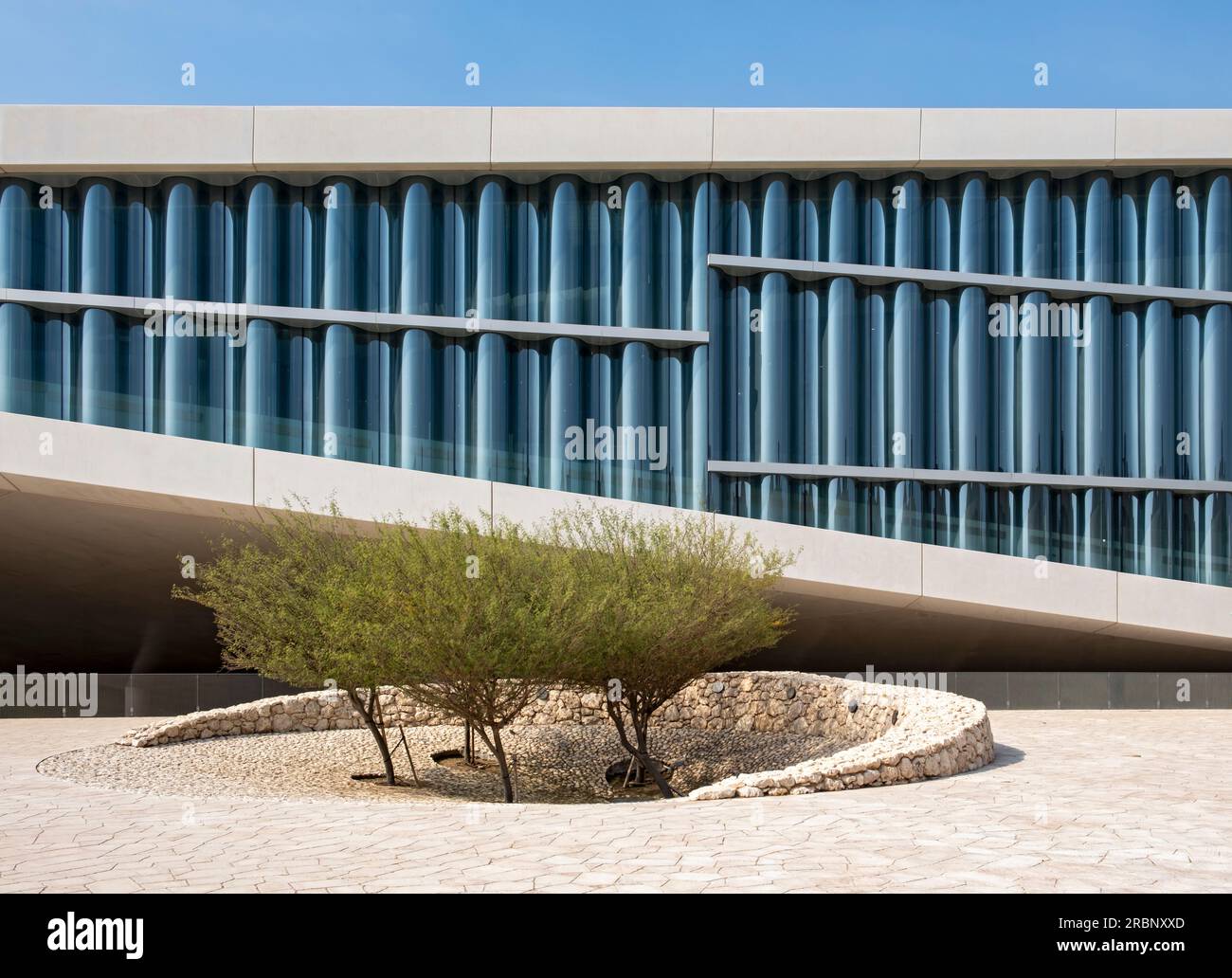Qatar National Library building in Doha, Qatar Stock Photo - Alamy