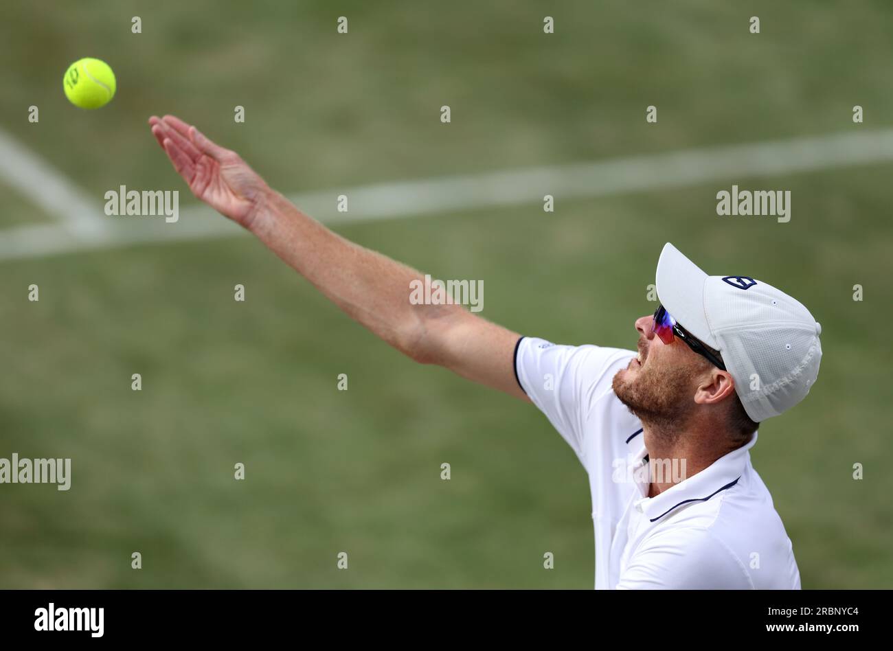 Jamie Murray in action with partner Taylor Townsend against Marcelo ...