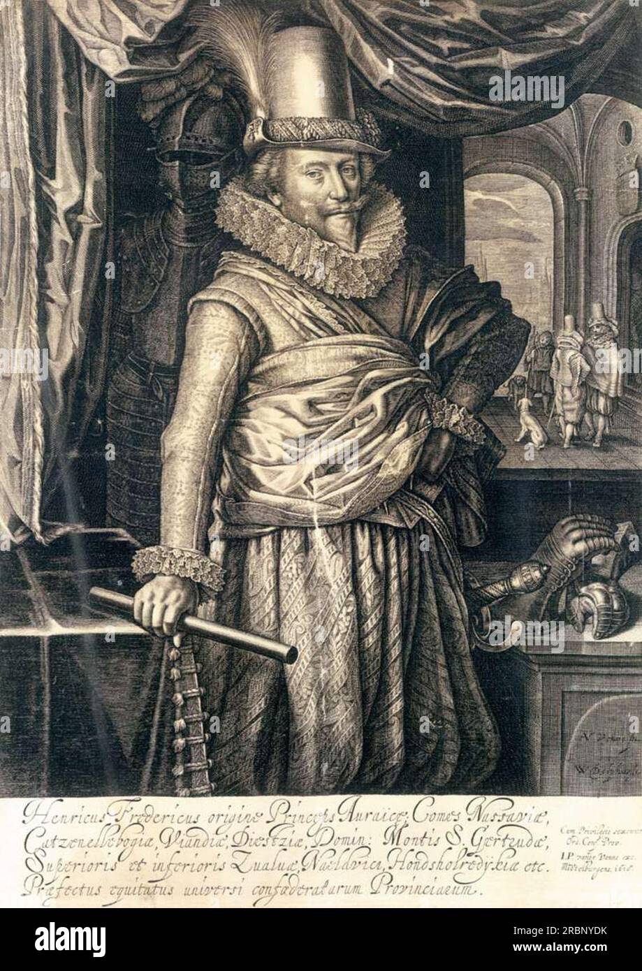 Portrait of Frederick Hendrick, Prince of Orange Nassau 1619 by Adriaen ...