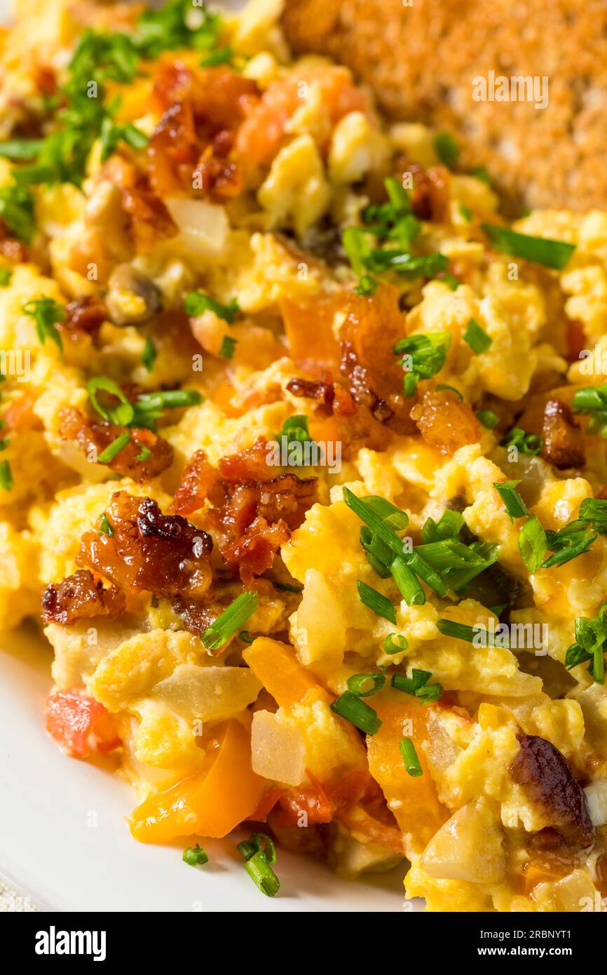 Bacon egg scramble hi-res stock photography and images - Alamy