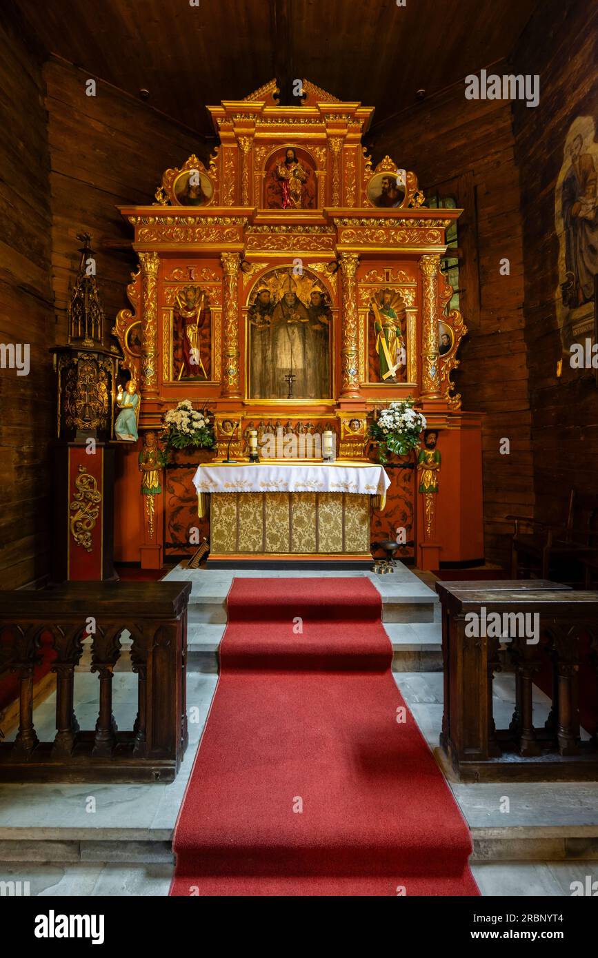 Saints Philip and James Church, Sekowa Stock Photo - Alamy