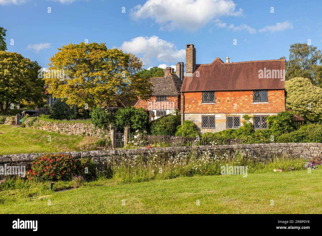 Old cottage in the village of Slaugham, West Sussex, England Stock ...