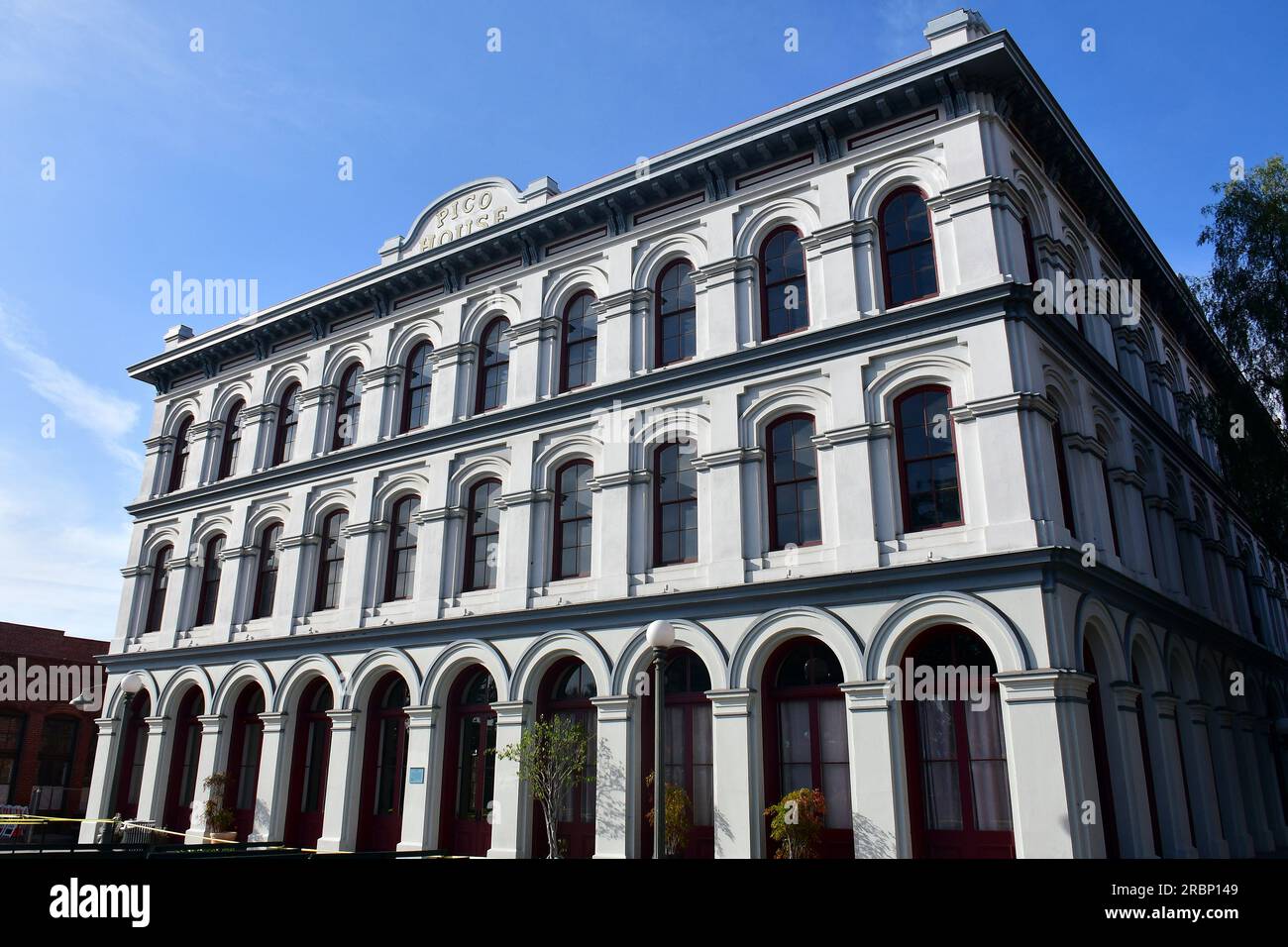 Pico House, Los Angeles Plaza or Plaza de Los Ángeles, California, USA ...