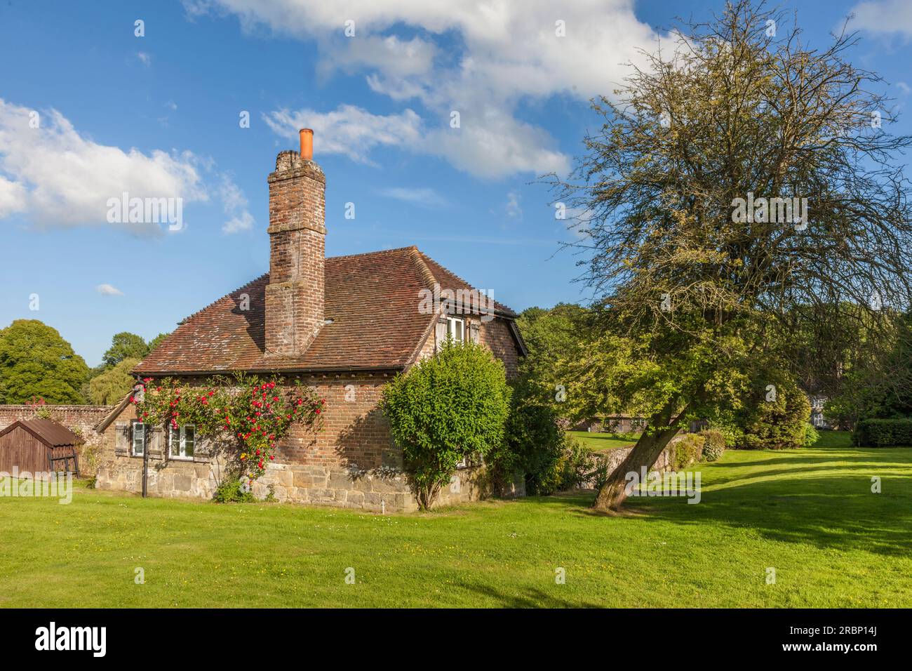 Old cottage in the village of Slaugham, West Sussex, England Stock ...
