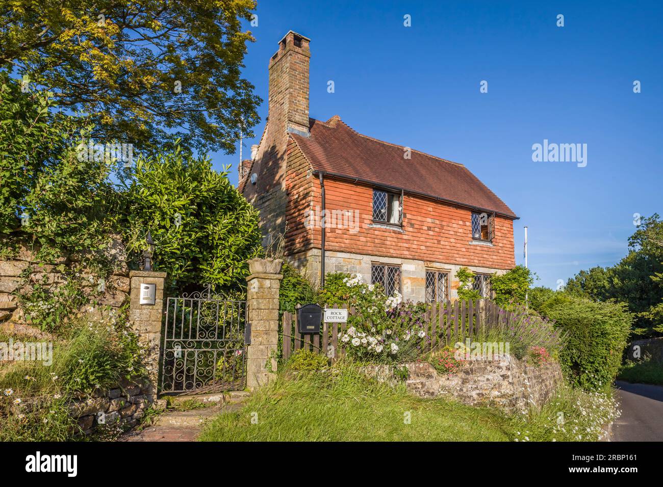 Old cottage in the village of Slaugham, West Sussex, England Stock ...