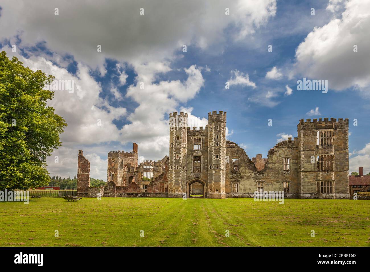 Cowdray Castle in Midhurst, West Sussex, England Stock Photo - Alamy