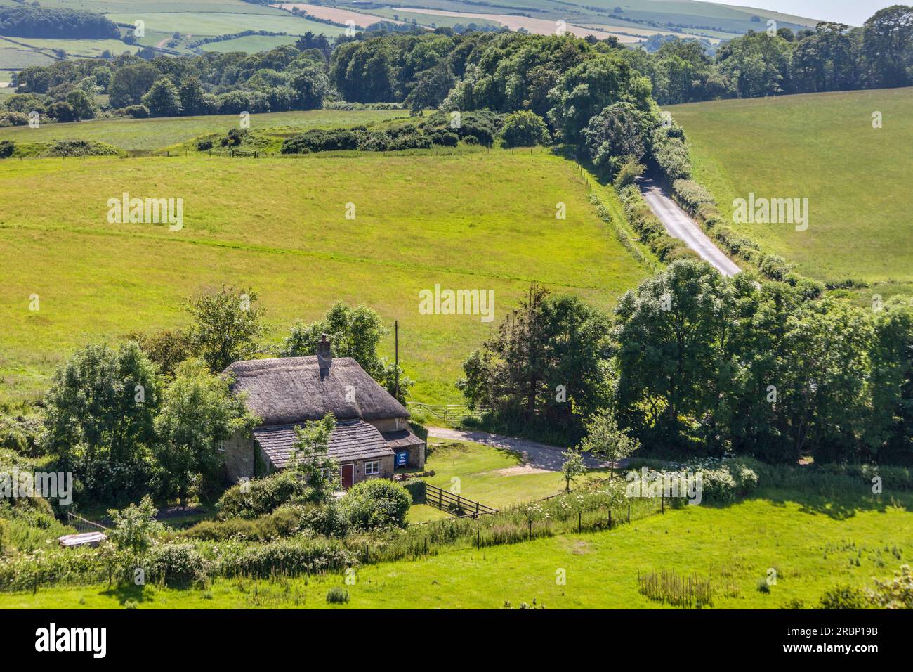 Plan of corfe castle hi-res stock photography and images - Alamy