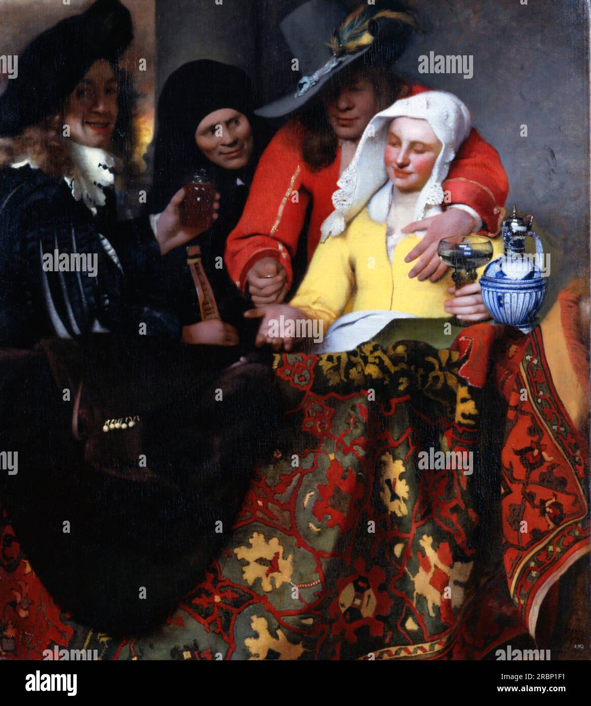 The Procuress 1656 by Johannes Vermeer Stock Photo - Alamy