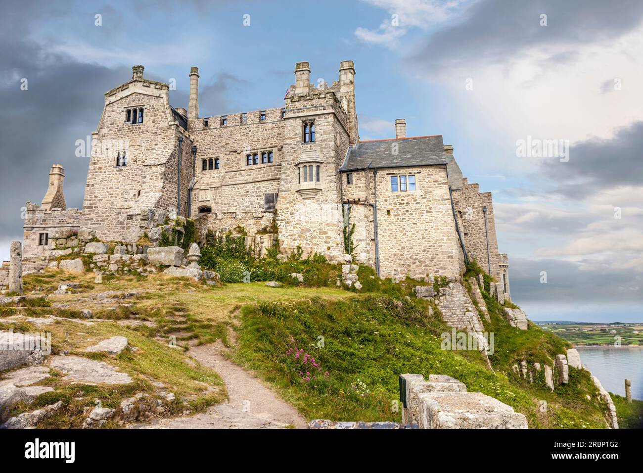 St Michael's Mount Castle, Marazion, Cornwall, England Stock Photo - Alamy