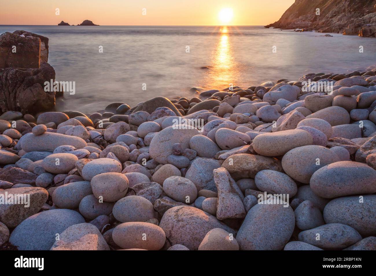 Cot Valley Beach at St Just, Penwith Peninsula, Cornwall, England Stock ...