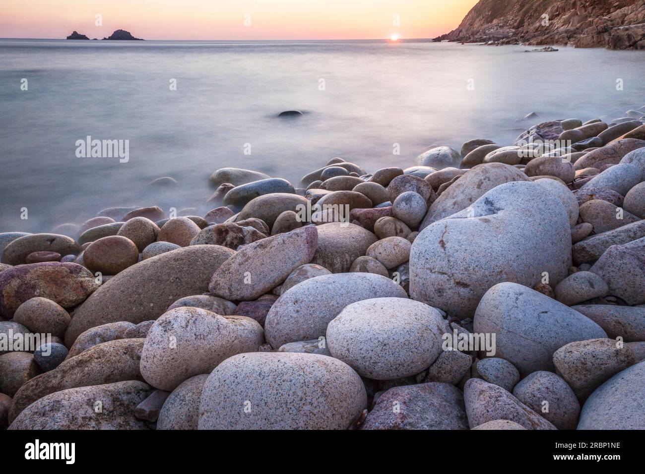 Cot Valley Beach at St Just, Penwith Peninsula, Cornwall, England Stock ...