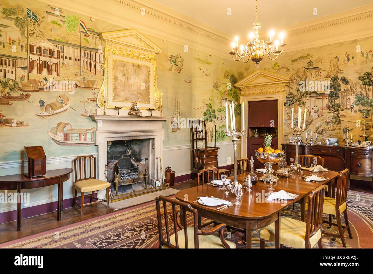 Drawing Room at Avebury Manor, Wiltshire, England Stock Photo - Alamy