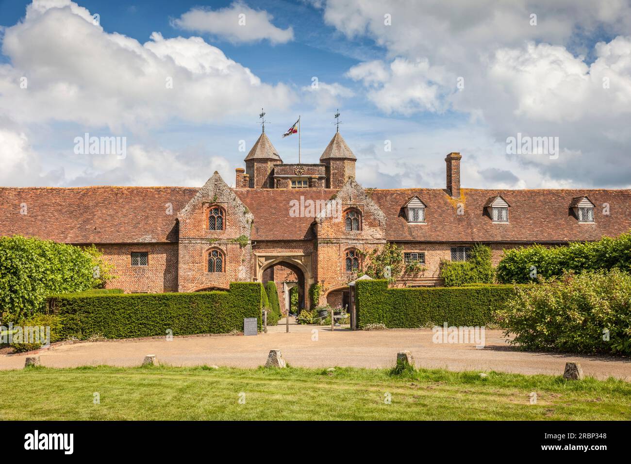 Entrance portal to Sissinghurst Castle Garden, Cranbrook, Kent, England ...