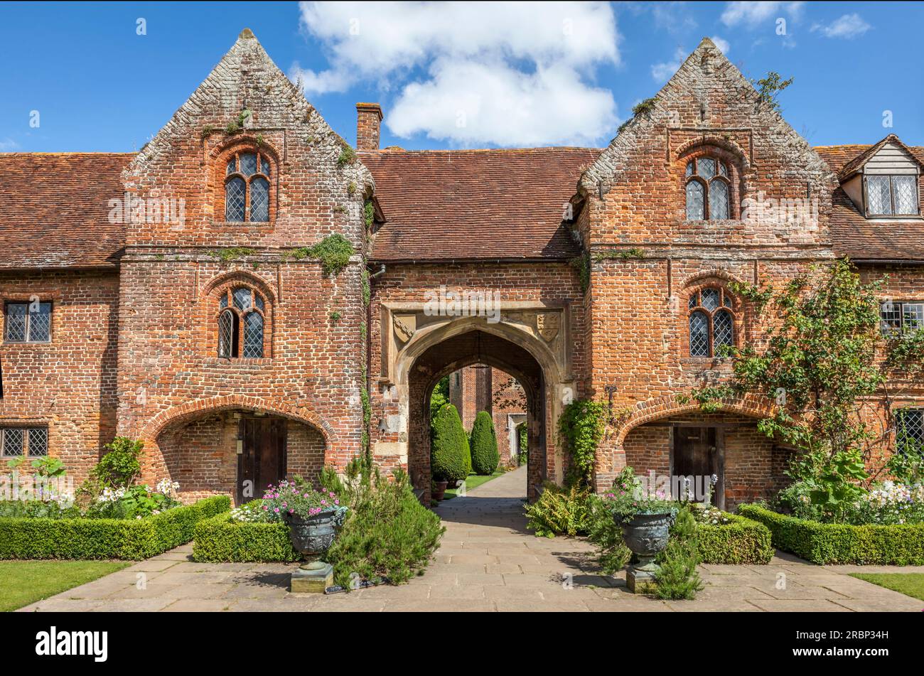 Entrance portal to Sissinghurst Castle Garden, Cranbrook, Kent, England ...