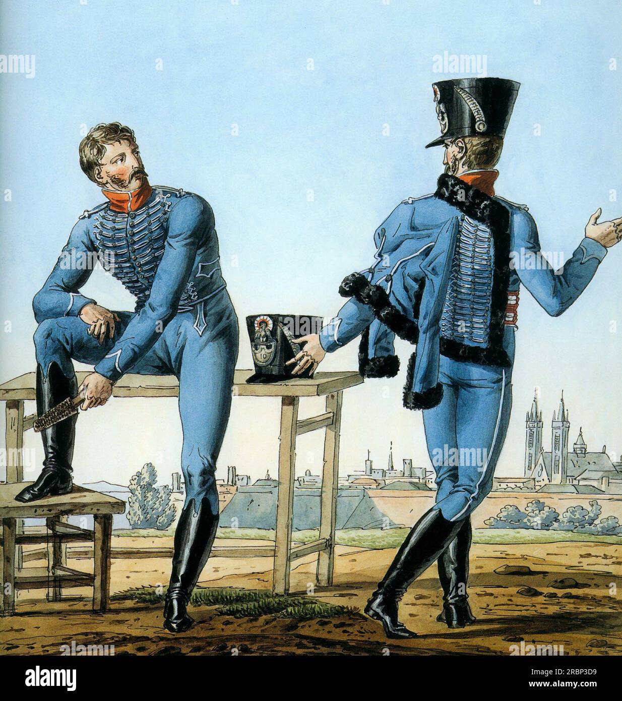 Part of a Series Chronicling the Uniforms of Napoleon's Grande Armée ...