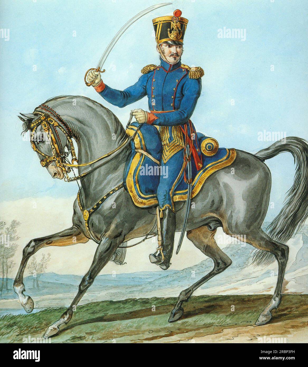 Part of a Series Chronicling the Uniforms of Napoleon's Grande Armée ...